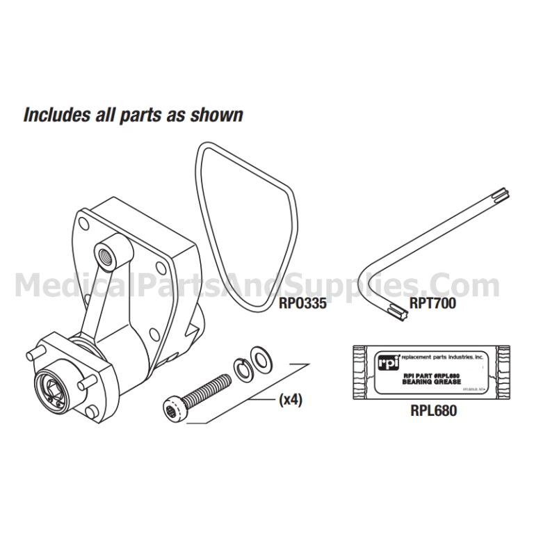 Output Drive Assembly for the Stryker® 940 Cast Cutter Saw, Part STA040 ...
