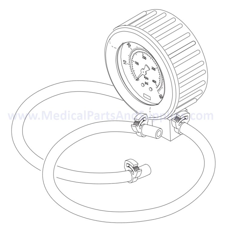 Test Pressure Gauge for the Midmark Ritter M11® Sterilizer, Part RPG461 ...